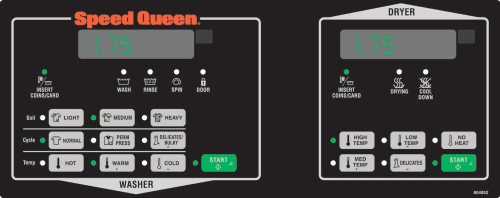 Speed Queen STGNCASP113TW01 27 Inch Stacked Washer and Dryer with Gas ...