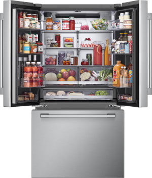 LG SRFB27S3 36 Inch Counter-Depth Freestanding French Door Smart ...