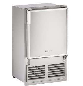 U-Line ULNSS1095FC20A 15 Inch Undercounter Marine Crescent Ice Maker ...