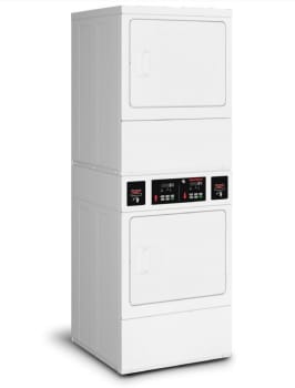 Speed Queen SSGNCFGS116TW01 27 Inch Commercial Gas Stack Dryer with 14 ...