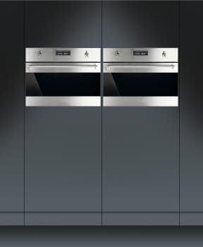 Smeg SU45MCX1 24 Inch Built-in Speed Oven with 1000W Microwave, 1.2 cu ...