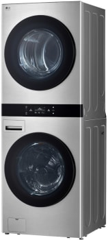 LG SWWE50N3 27 Inch Smart Electric WashTower with 5.0 cu.ft. Washer, 7. ...
