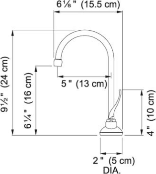 Franke LB5100 Instant-Hot Water Dispenser with 60 Cups/Hr. Flow, Swivel ...
