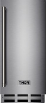 Thor Kitchen TIM1502 15 Inch Freestanding Gourmet Ice Maker with 26 lb ...