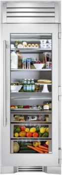True Residential TR30REFRSGC 30 Inch Refrigerator Column with 20.3 cu ...