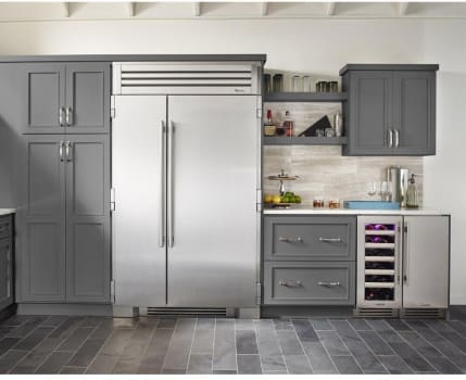 True Residential TR42SBSSSB 42 Inch Counter Depth Built-In Side by Side ...