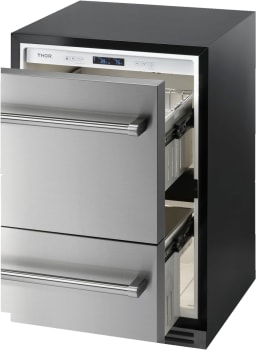 Thor Kitchen TRF24U 24 Inch Undercounter Drawer Refrigerator with 5.4 ...