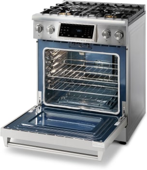 Thor Kitchen TRG3001 30 Inch Gas Range with 4 Burners, Tilt Panel ...