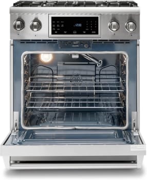 Thor Kitchen TRG3001 30 Inch Gas Range with 4 Burners, Tilt Panel ...