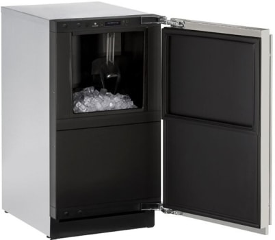U-Line U3018CLRS00C 18 Inch Built-In Clear Ice Machine with 55 Lbs. Ice ...