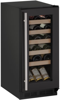 U-Line U1215WCB00B 15 Inch Undercounter Wine Storage with 24-Bottle ...