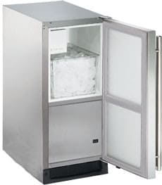 U-Line UBI1215SOD00B 15 Inch Undercounter Crescent Ice Maker with 25 ...