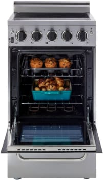 Unique Appliances UGP20VECSS 20 Inch Freestanding Electric Range with 4 ...