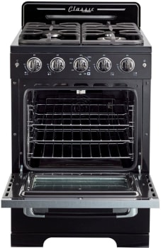Unique Appliances UGP24CRB 24 Inch Freestanding Gas Range with 4 Sealed ...