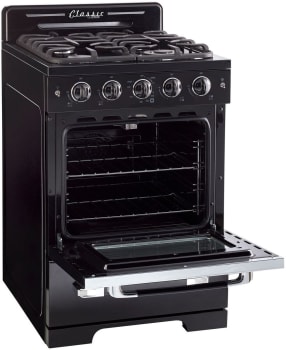 Unique Appliances UGP24CRB 24 Inch Freestanding Gas Range with 4 Sealed ...