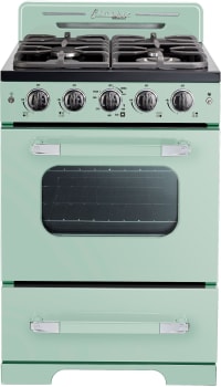 Unique Appliances UGP24CRLG 24 Inch Freestanding Gas Range with 4 ...