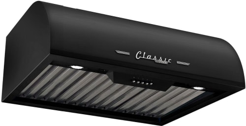 Unique Appliances UGP24CRRHB 24 Inch Under Cabinet Range Hood with 3 ...