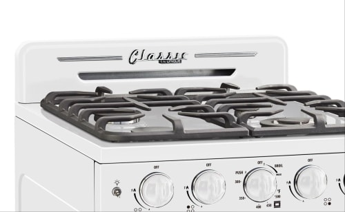 Unique Appliances UGP24CRW 24 Inch Freestanding Gas Range with 4 Sealed ...
