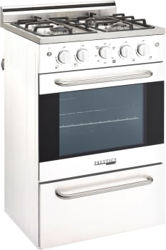 Unique Appliances UGP24VPC1W 24 Inch Freestanding Gas Range with 4 ...