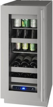 U-Line UHBV515SG51A 15 Inch Undercounter Beverage Center with U-Adjust ...