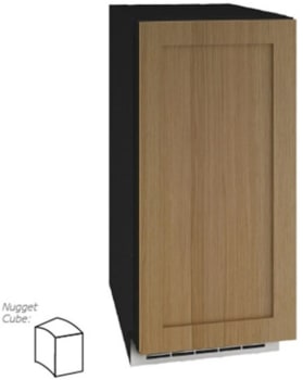 U-Line URNP115IS01A 15 Inch Panel Ready Nugget Ice Machine with Custom ...