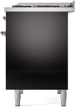 Ilve UPD40FNMPBKC 40 Inch Freestanding Dual Fuel Range with 6 Sealed ...