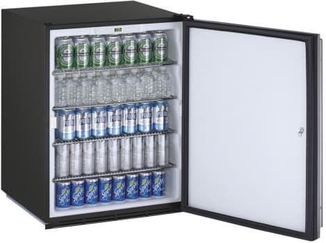 U-Line UADA24RS13B 24 Inch Compact Refrigerator with 5.3 cu. ft ...