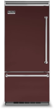 Viking VCBB5363ELKA 36 Inch Built-In Bottom Mount Refrigerator with 20. ...