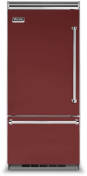 Viking VCBB5363ELRE 36 Inch Built-In Bottom Mount Refrigerator with 20. ...