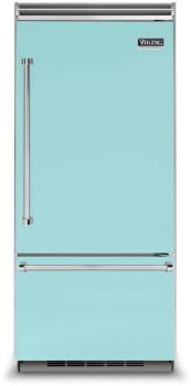 Viking VCBB5363ERBW 36 Inch Built-In Bottom Mount Refrigerator with 20. ...