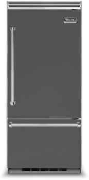 Viking VCBB5363ERDG 36 Inch Built-In Bottom Mount Refrigerator with 20. ...