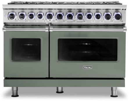 Viking VDR74828BAB 48 Inch Freestanding Dual Fuel Range with 8 Sealed ...