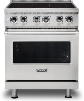 Viking VER53014BSS 30 Inch Freestanding Professional Electric Range ...
