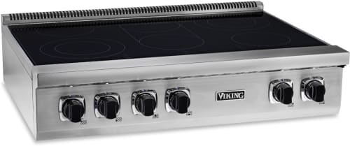Viking VERT53616BSS 36 Inch Electric Rangetop with 6 Elements ...