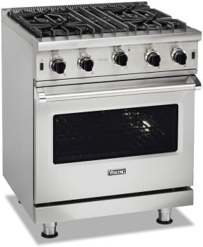 Viking VGIC53024BSS 30 Inch Freestanding Professional Gas Range with 4 ...