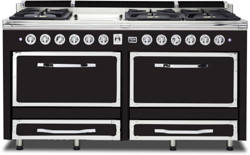 Viking TVDR6616GON 66 Inch Freestanding Dual Fuel Range with 6 Sealed ...
