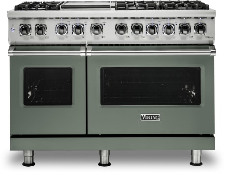 Viking VDR5486GEU 48 Inch Freestanding Professional Dual Fuel Range ...