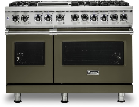 Viking VDR5486GMALP 48 Inch Freestanding Professional Dual Fuel Range ...