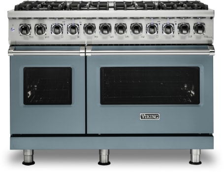 Viking VDR5488BNSBB 48 Inch Freestanding Professional Dual Fuel Range ...