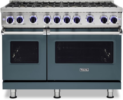 Viking VGR74828BSQLP 48 Inch Freestanding Gas Range with 8 Viking ...