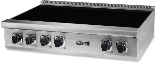Viking VIRT5366BSS 36 Inch Induction Rangetop with 6 Elements, Wear ...
