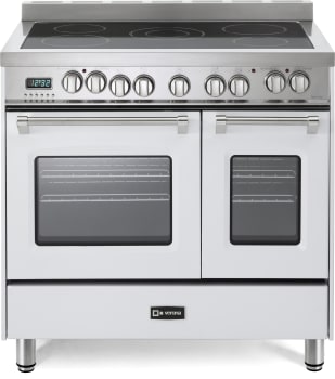 Verona VPFSEE365DW 36 Inch Freestanding Electric Range with 5 Elements ...