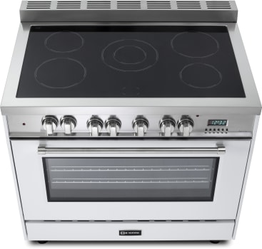 Verona VPFSEE365W 36 Inch Freestanding Electric Range with 5 Elements ...