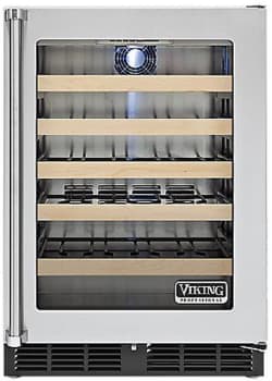 Viking VWCI5240GRSS 24 Inch Built-in Wine Cellar with 45-Bottle ...