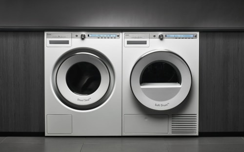 Asko ASWADREW41103 Stacked Washer & Dryer Set with Front Load Washer ...