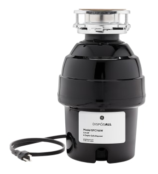GE GFC765W 3/4 HP Continuous Feed Garbage Disposer with 2,700 RPM, 3 ...