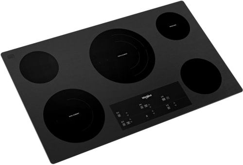 Whirlpool WCE97US6KB 36 Inch Smoothtop Electric Cooktop with 5 Radiant ...