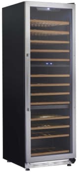 Avanti WCF143S3ST 24 Inch Tri-Zone Wine Cooler with 143 Bottle Capacity ...