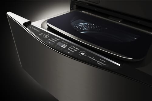 LG WD205CK 30 Inch 1.0 cu. ft. Black Stainless Steel Sidekick Pedestal ...