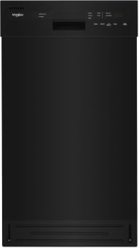 Whirlpool WDPS5118PB 18 Inch Full Console Dishwasher with 8 Place ...